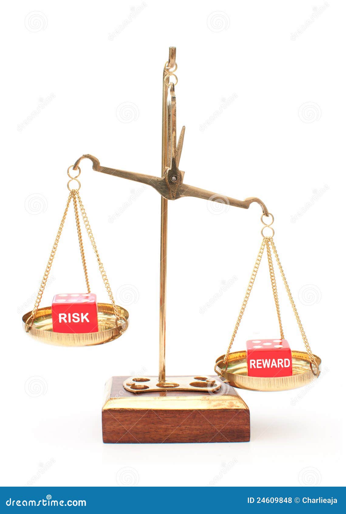 Reward outweighs risk stock photo. Image of gambling - 24609848