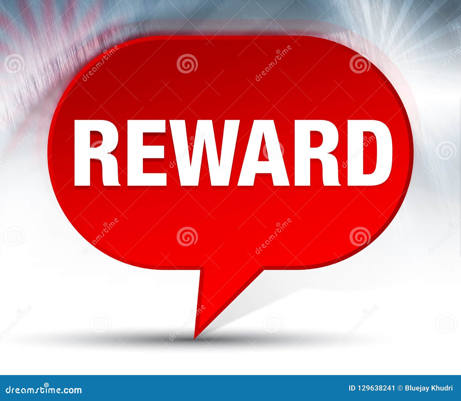 Reward Red Bubble Background Stock Illustration - Illustration of ...