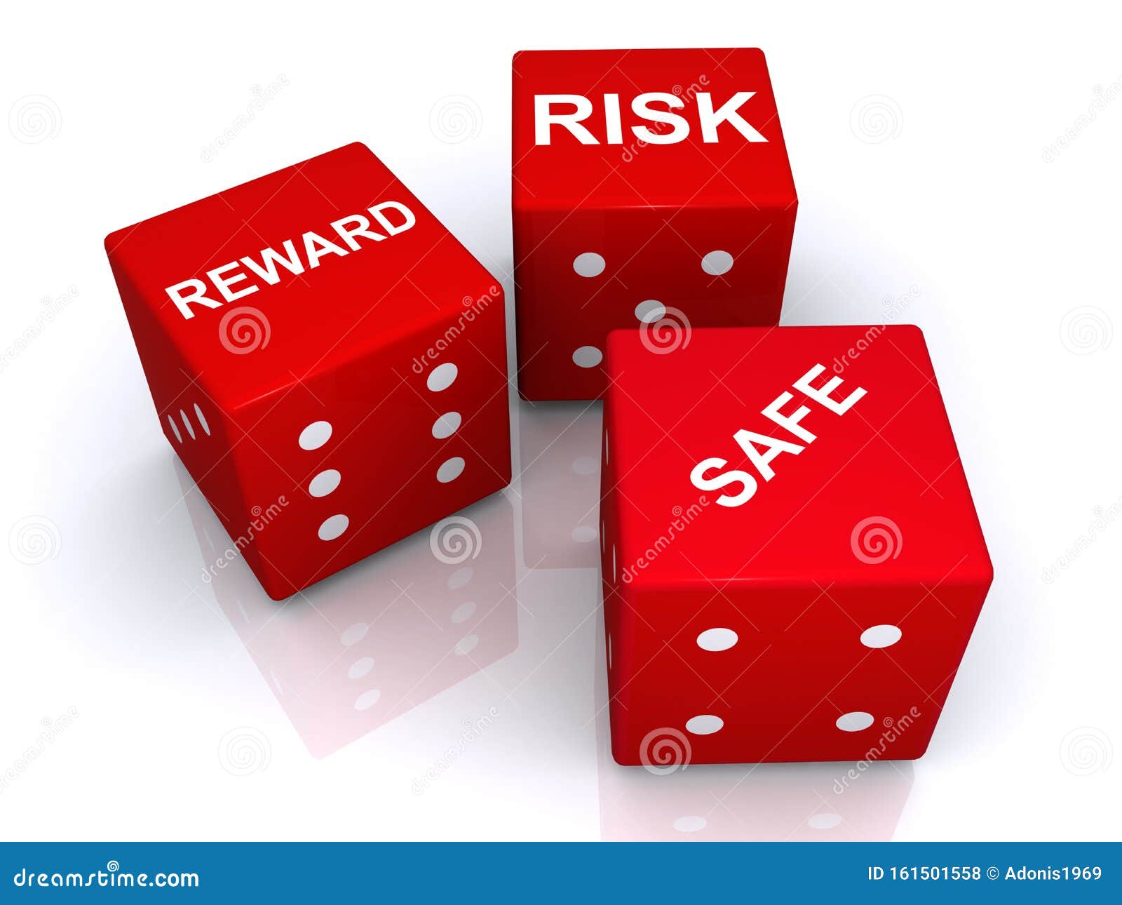 Safe And Risky Arrows Opposite Directions Royalty-Free Stock ...