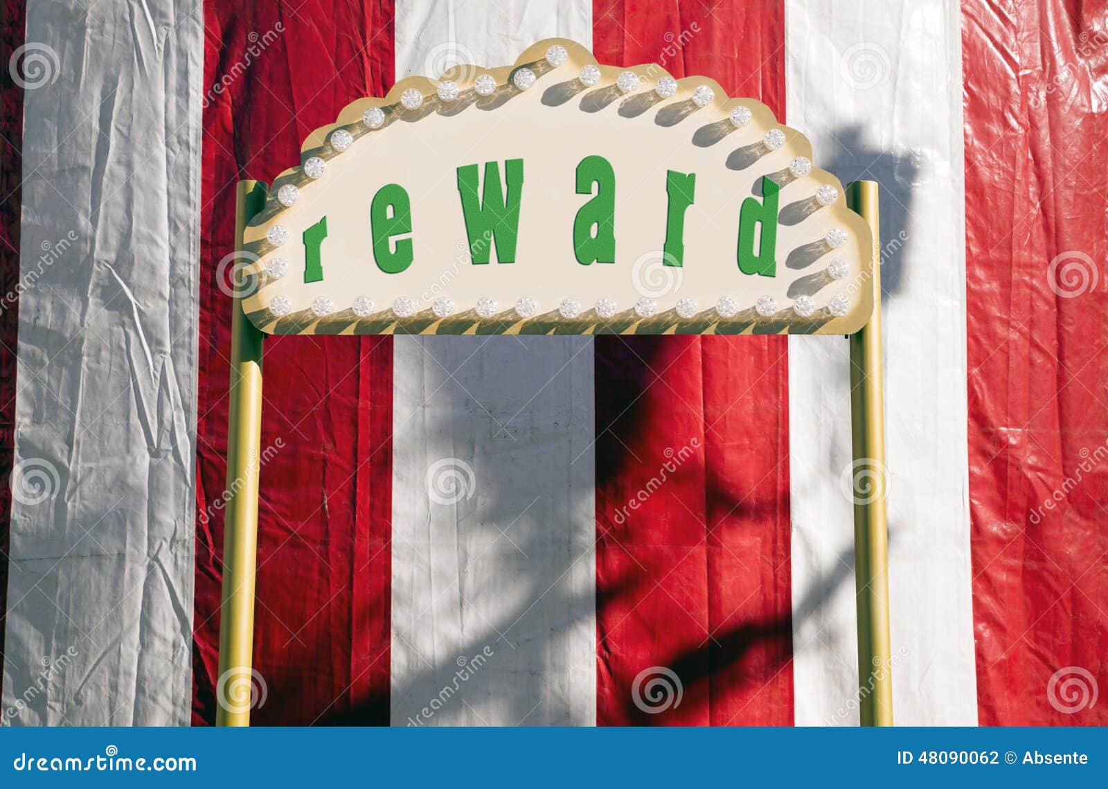 Reward sign stock photo. Image of abstract, signpost - 48090062