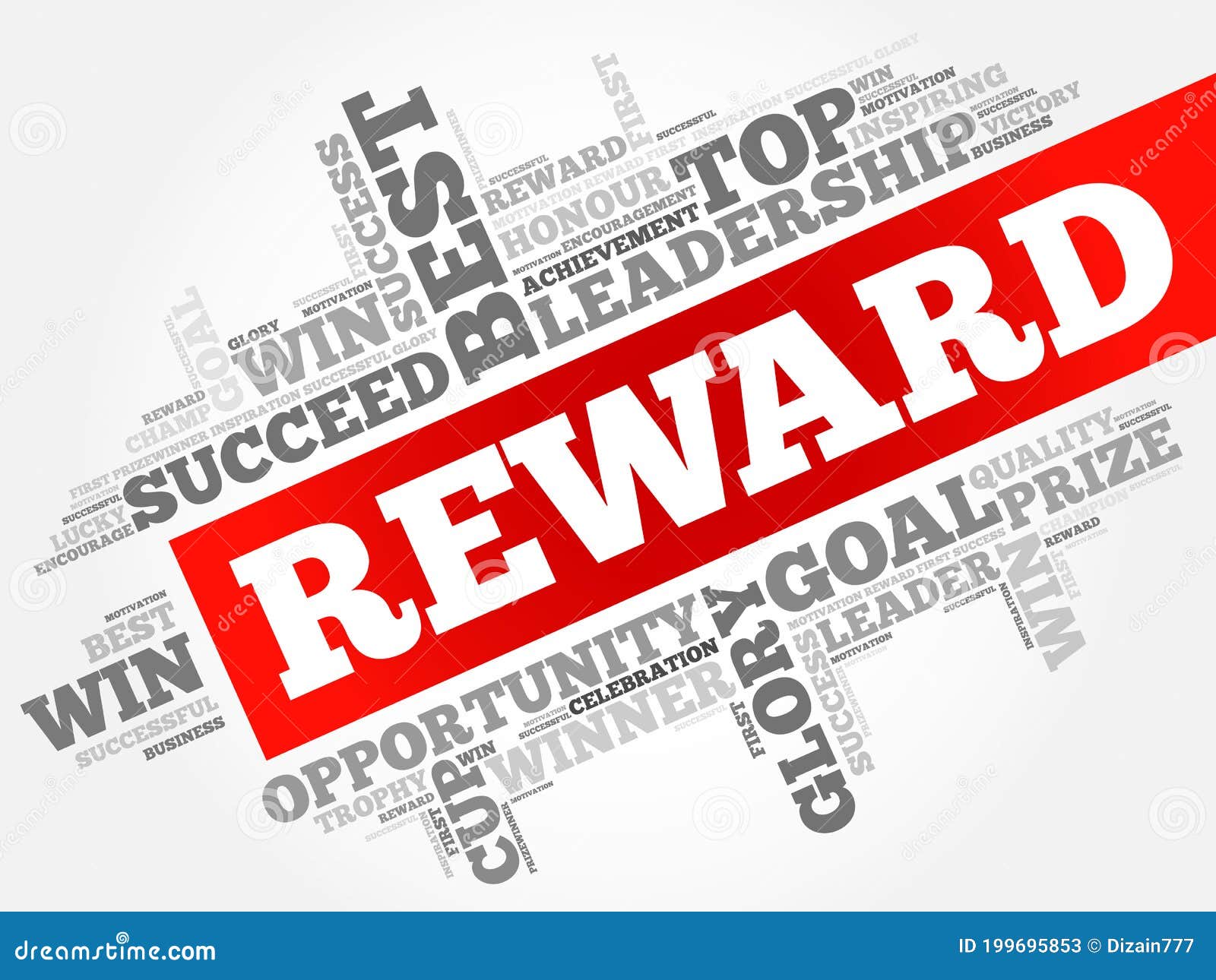 Reward word cloud stock image. Image of reward, positive - 199695853
