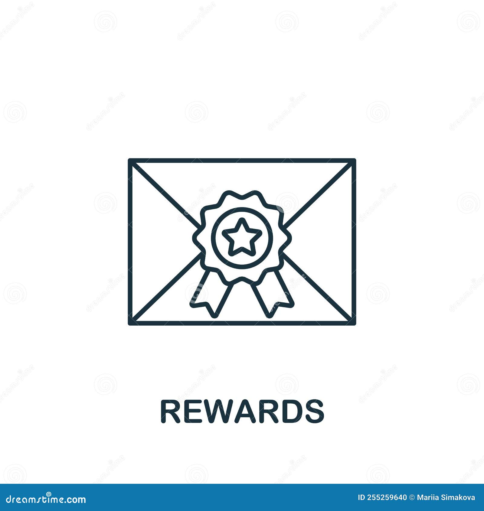 Rewards Icon. Line Simple Crowdfunding Icon for Templates, Web Design ...