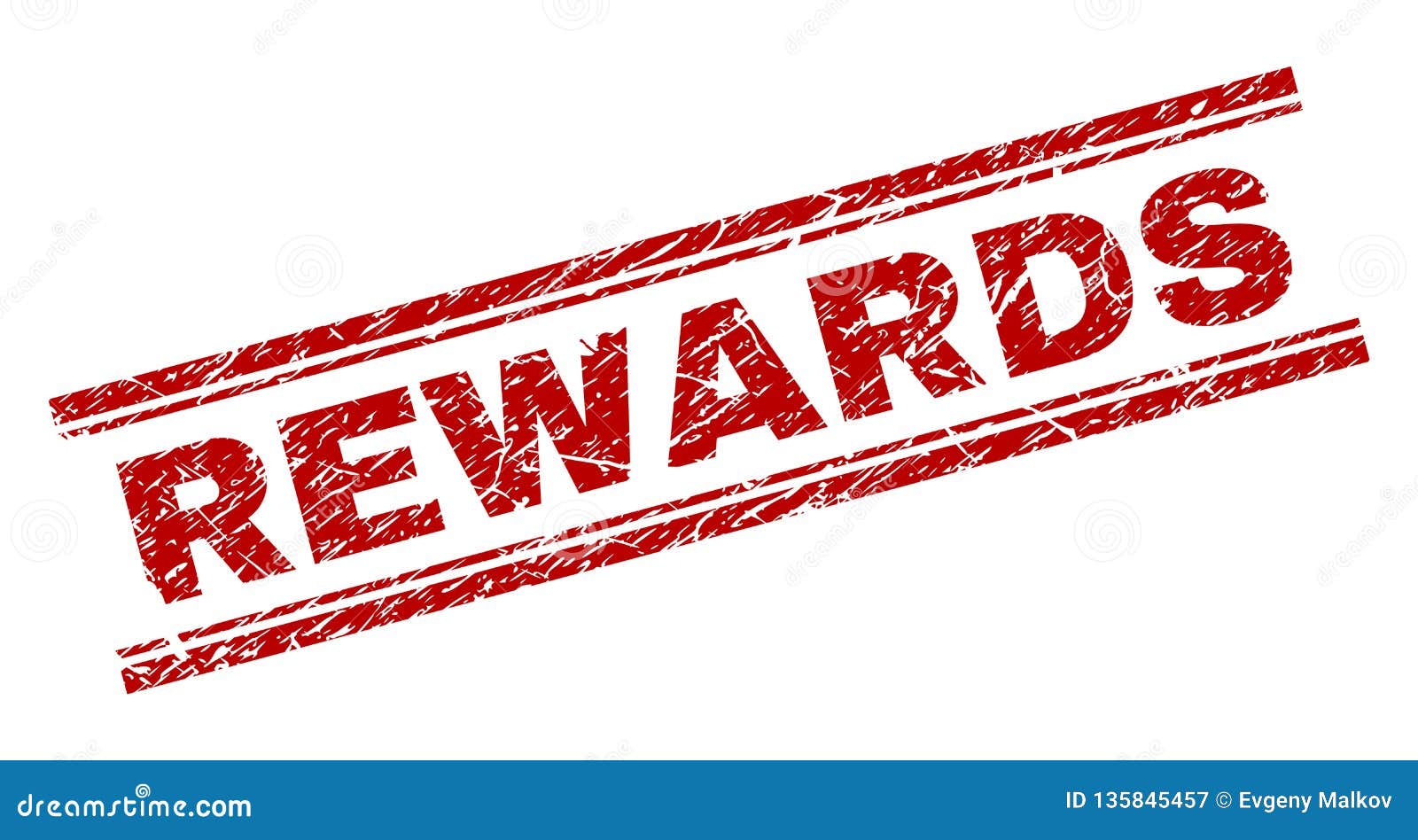 Scratched Textured REWARDS Stamp Seal Stock Vector - Illustration of ...