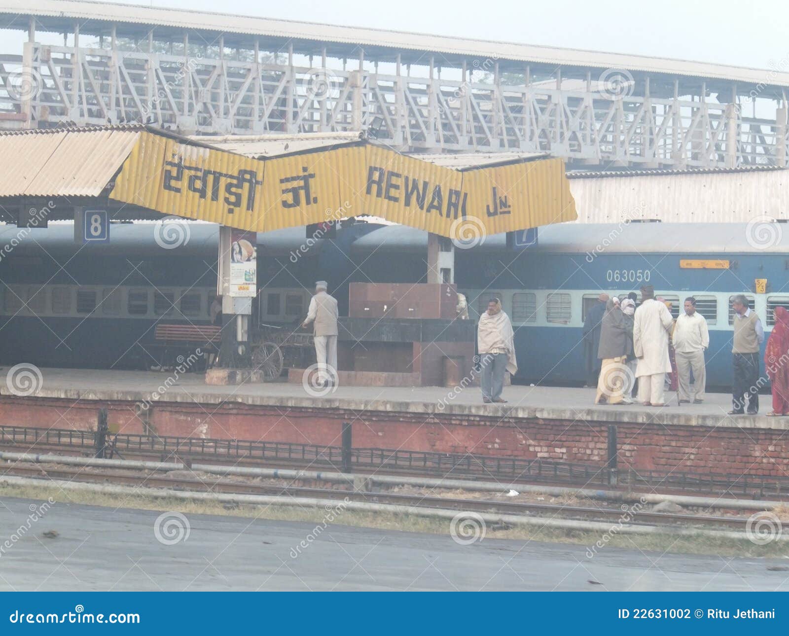 Rewari Railway Station in India Editorial Photography - Image of ...