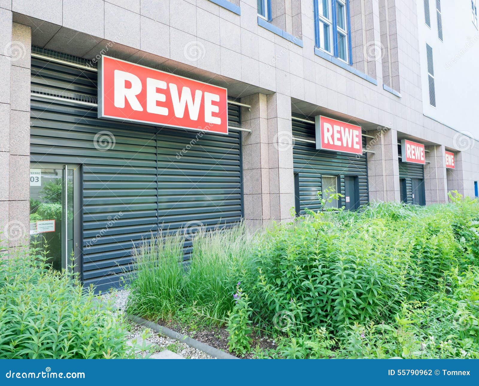 Rewe editorial photography. Image of copy, store, supermarket - 55790962