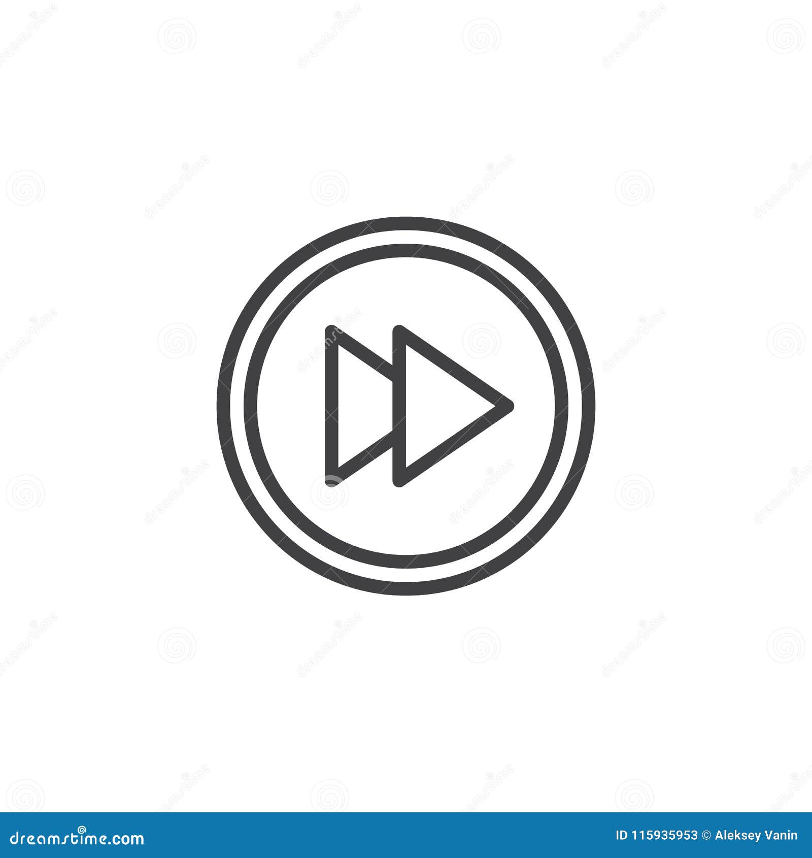 Rewind Button Simple Icons Set Designed In Filled And Stroke Style ...