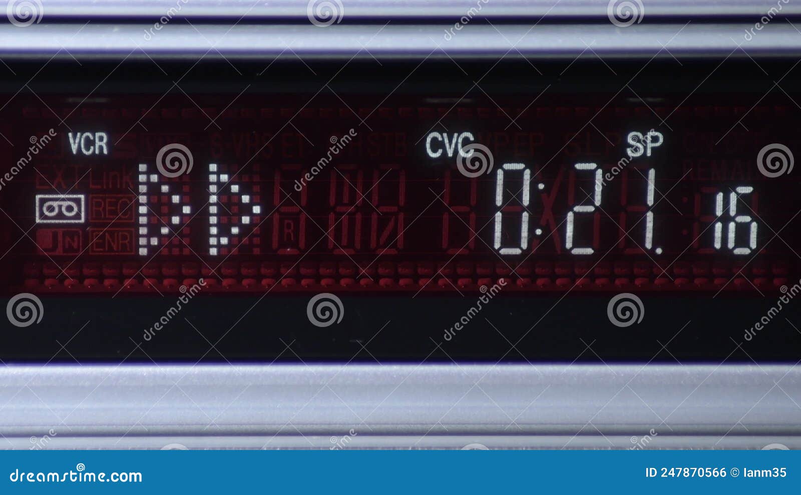 Rewind Forward in the Counter in a Screen of a Video Counting Seconds ...