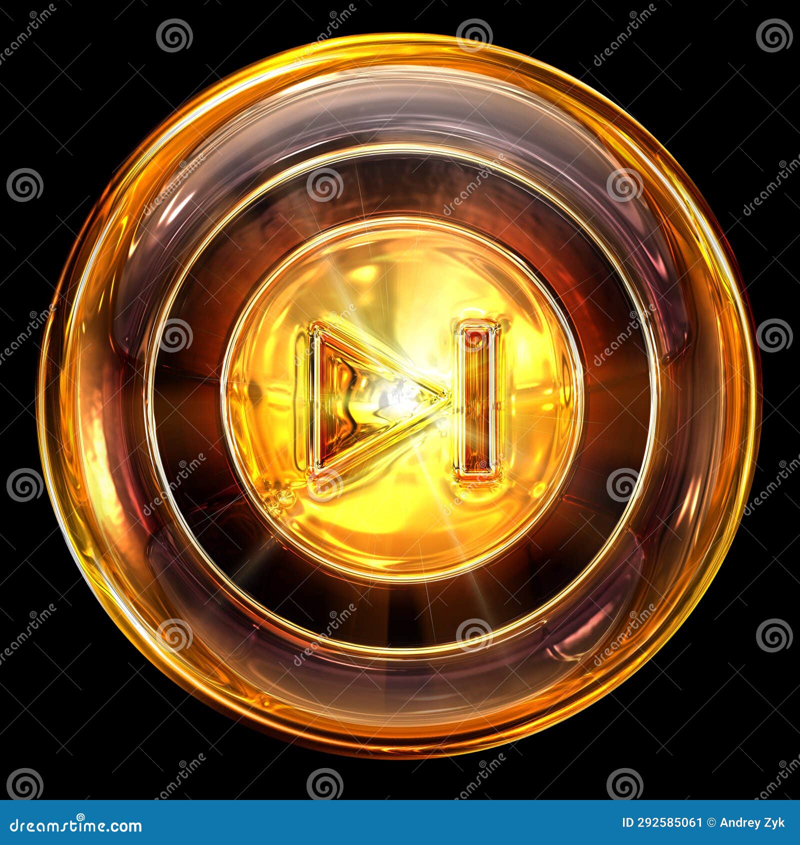 Rewind Forward icon amber stock illustration. Illustration of rewind ...