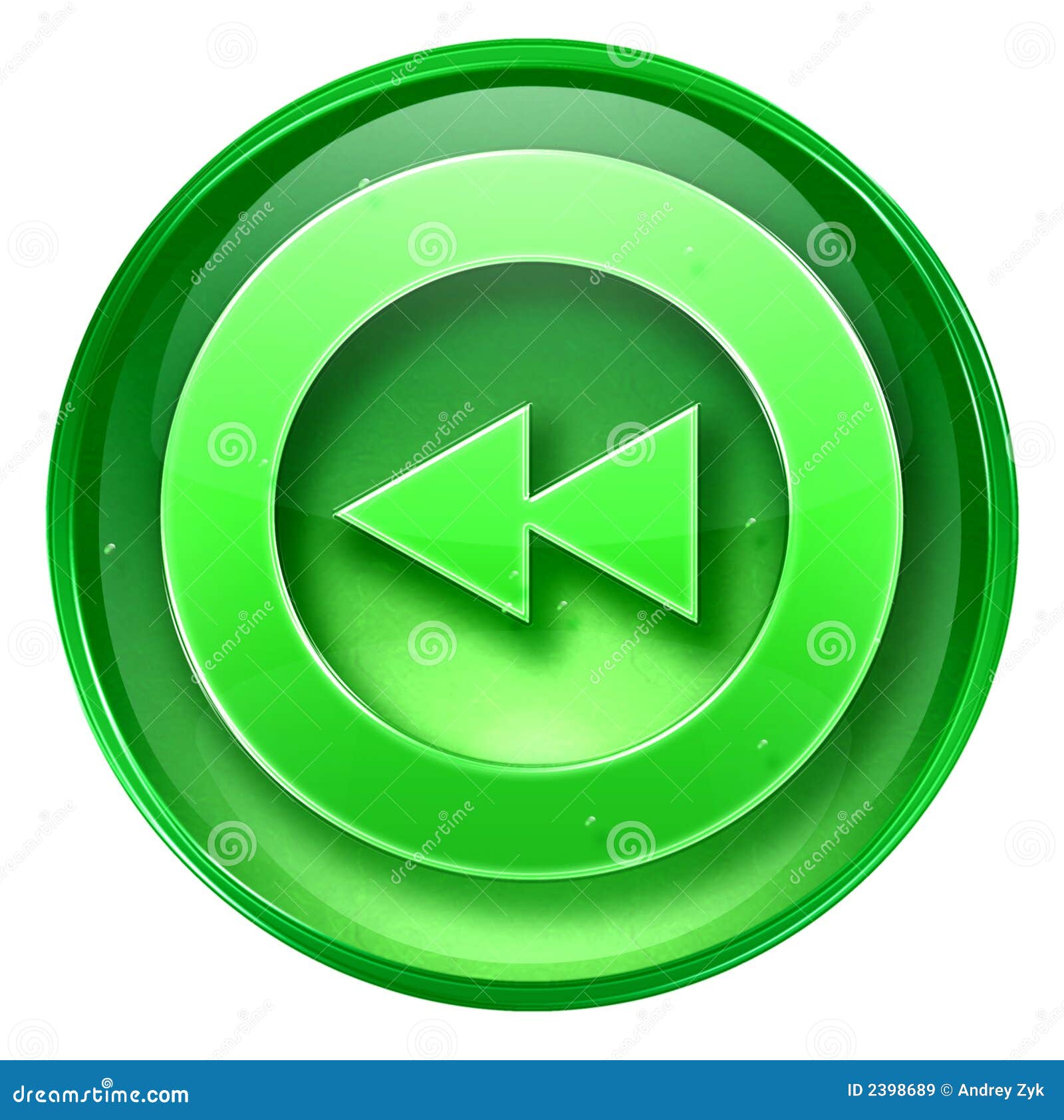 Rewind Icon Vector Sign And Symbol Isolated On White Background, Rewind ...