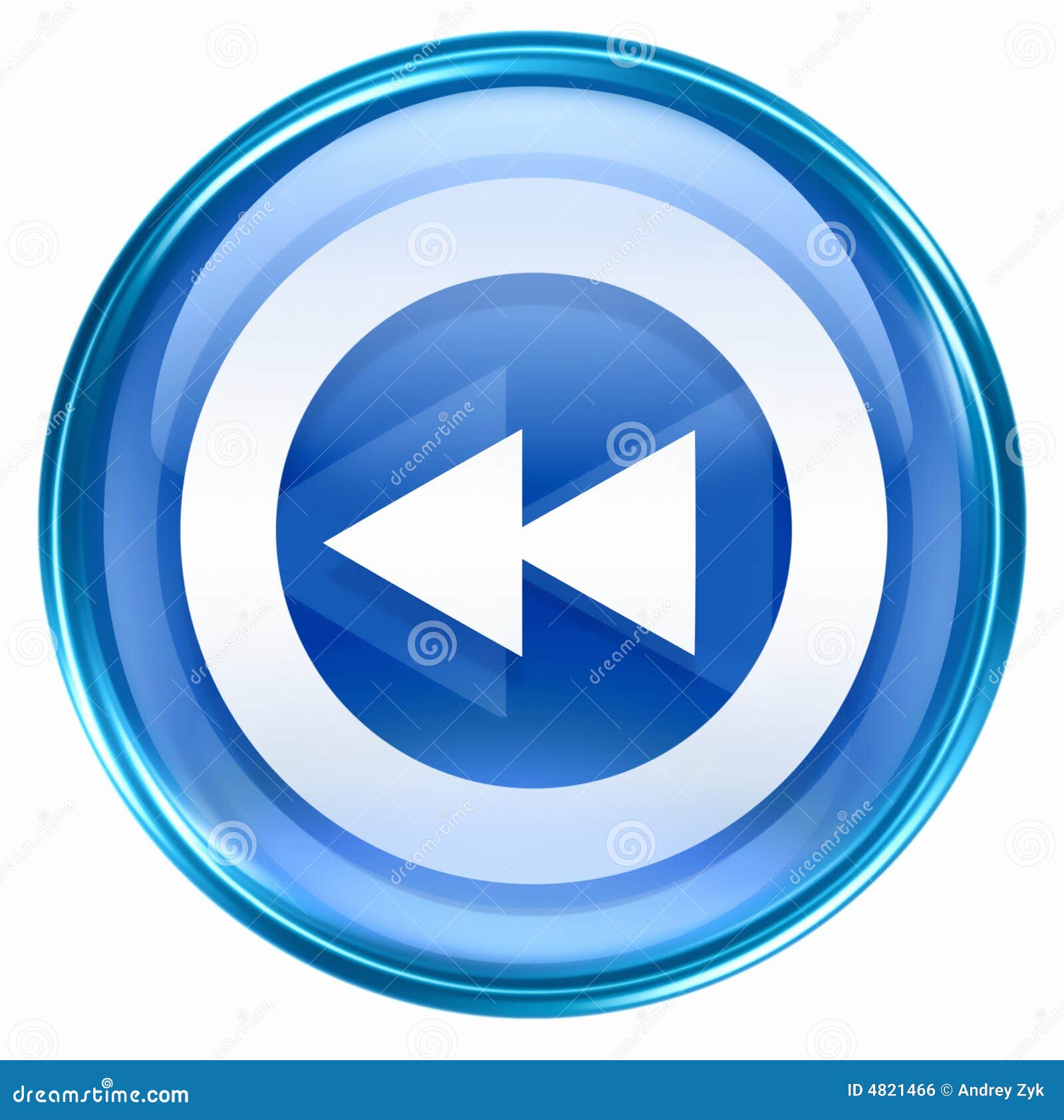 Rewind Icon Vector Sign And Symbol Isolated On White Background, Rewind ...