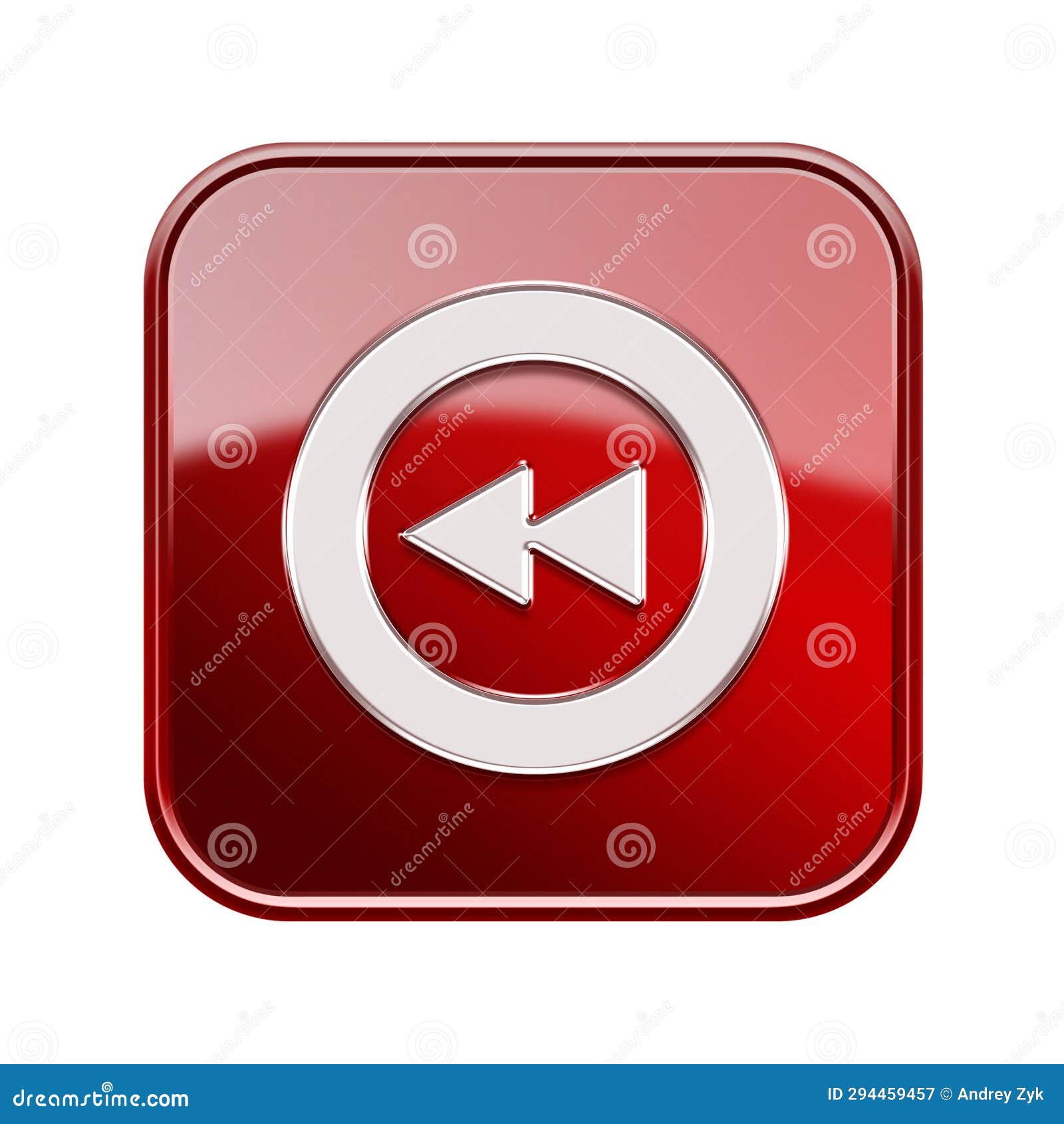 Rewind Icon Vector Sign And Symbol Isolated On White Background, Rewind ...