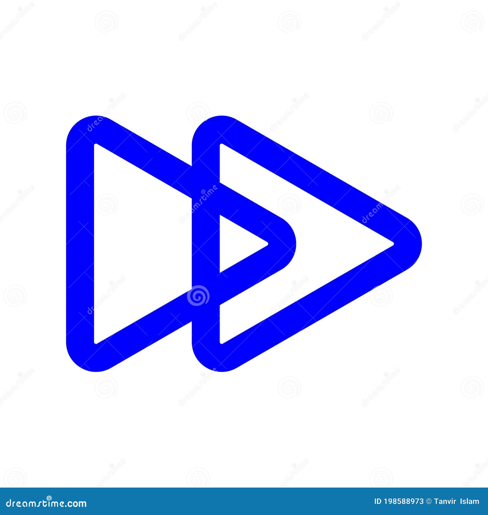 Rewind Vector Icon On Transparent Background, Rewind Logo Design ...