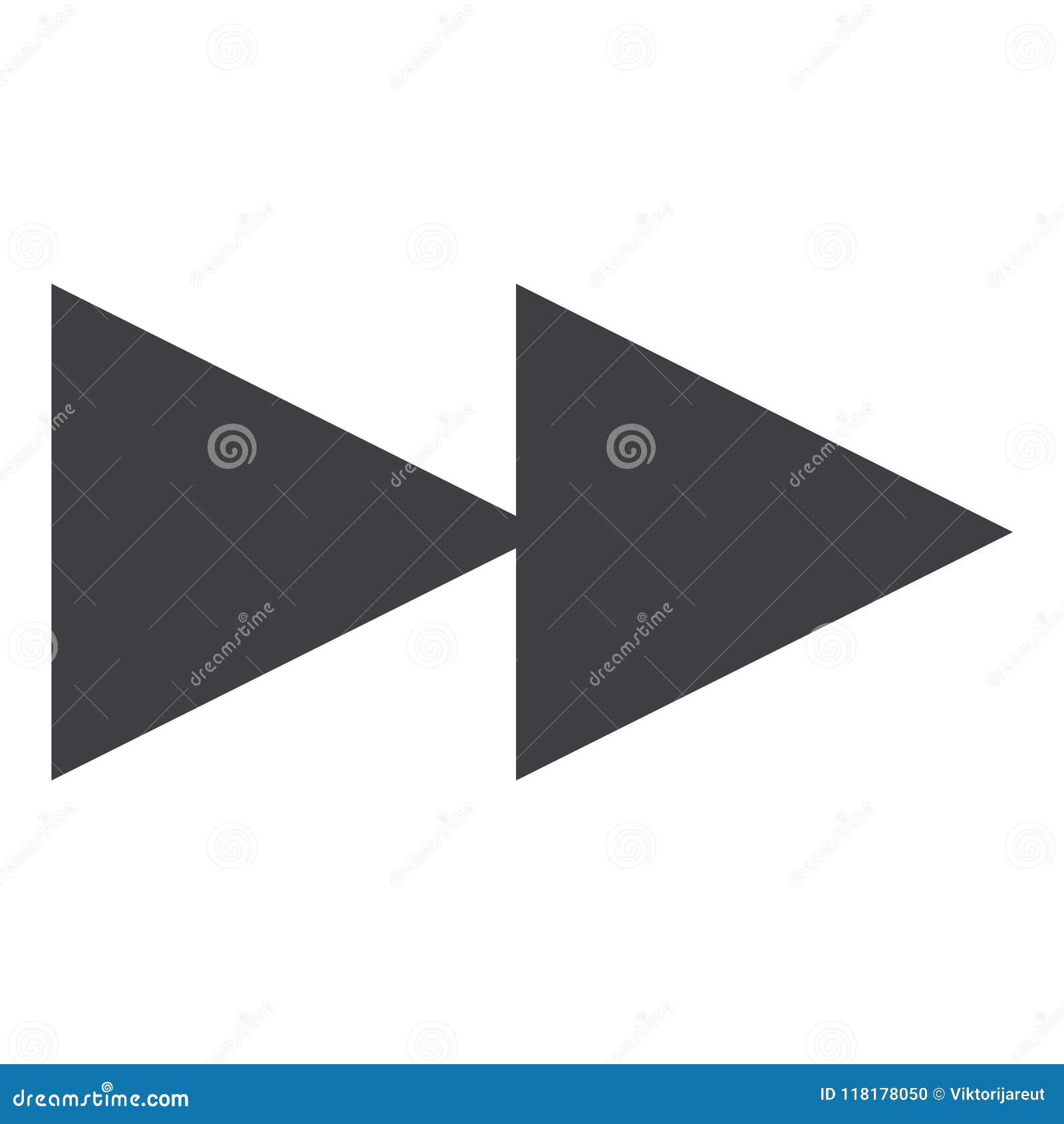 Rewind Vector Icon On White Background. Flat Vector Rewind Icon Symbol ...