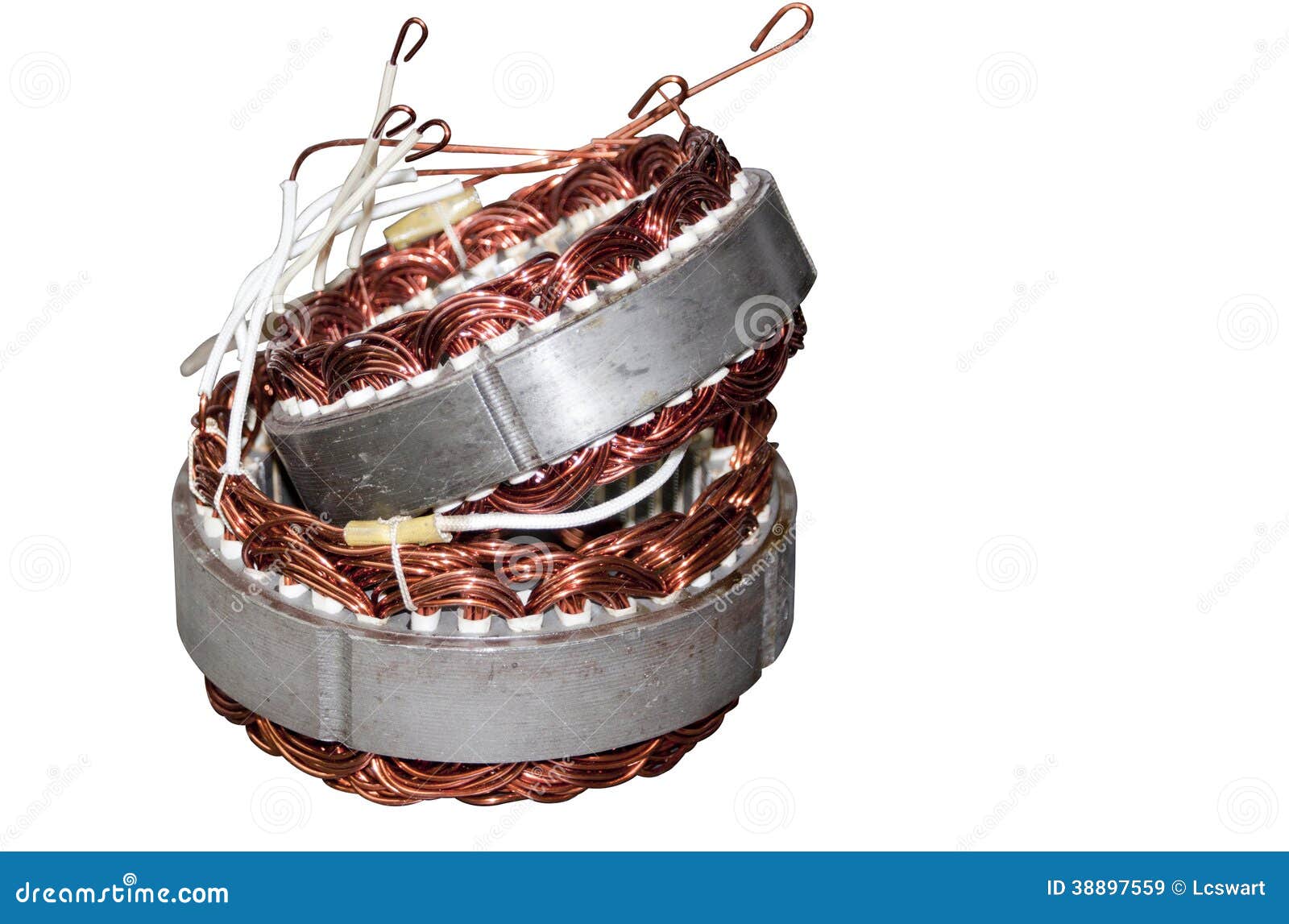 Alternator Stator On A White Background Royalty-Free Stock Photography ...