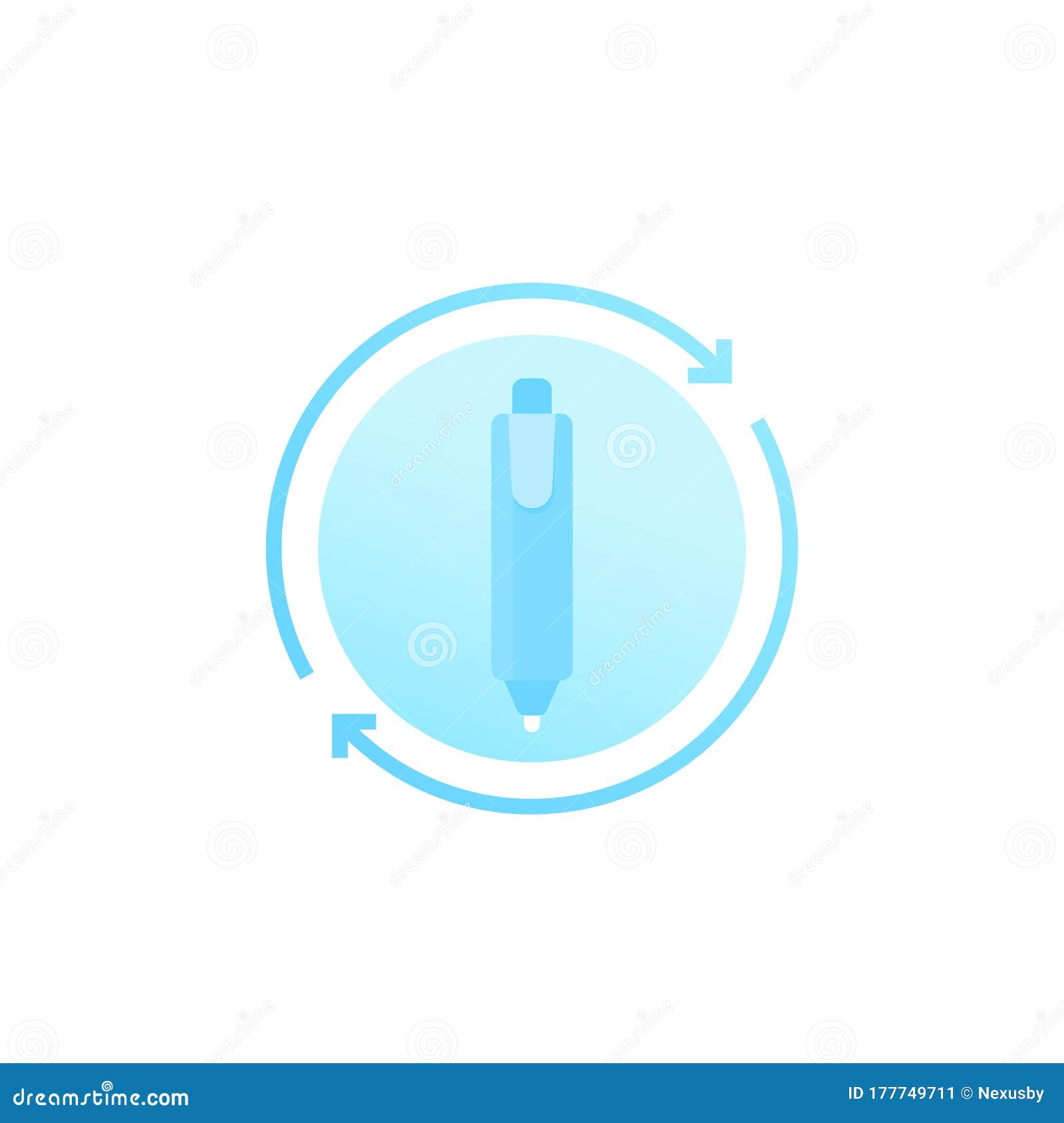 Edit Pen Vector Icon Set. Modify Pencil Symbol. Writing Note Sign ...
