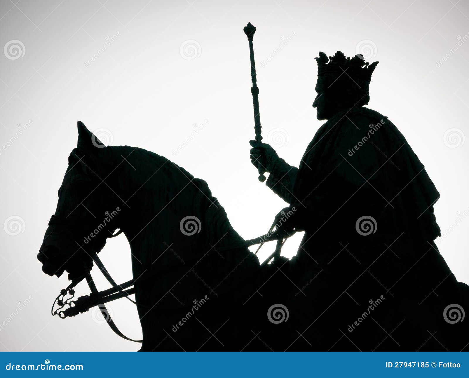 Rey imagen de archivo. Imagen de escultura, ludwig, majestuoso - 27947185