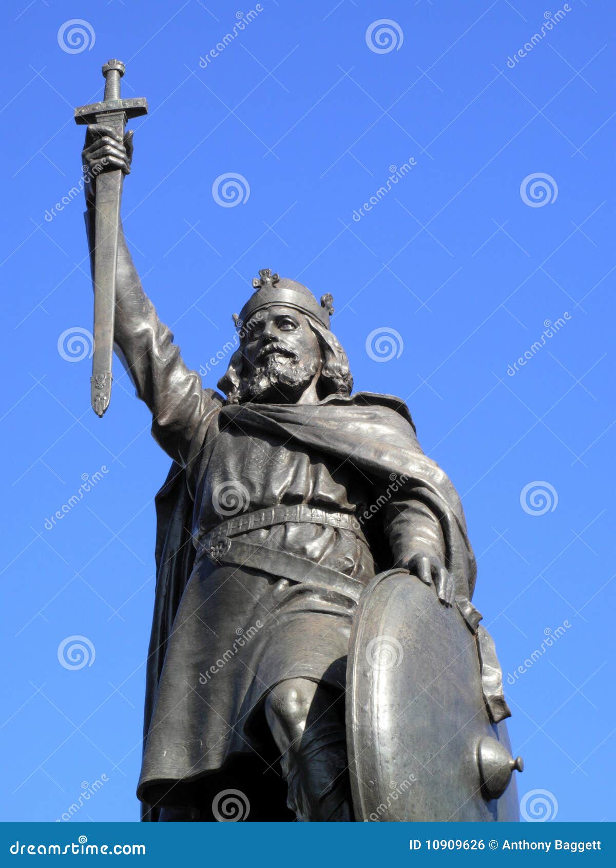 Rey Alfred the Great Statue Foto de archivo - Imagen de estatua ...