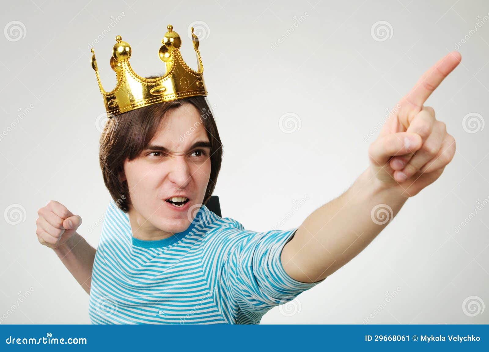 Rey con la corona imagen de archivo. Imagen de amarillo - 29668061