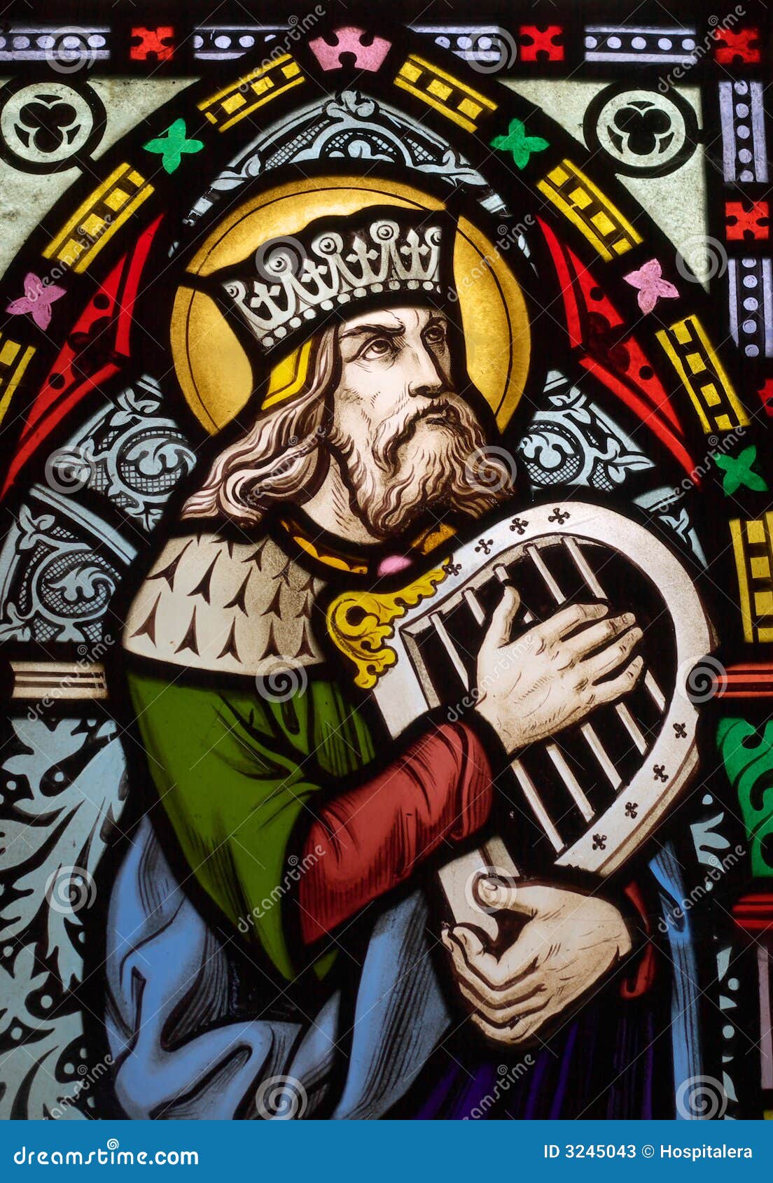 Rey David imagen de archivo. Imagen de salador, manchado - 3245043