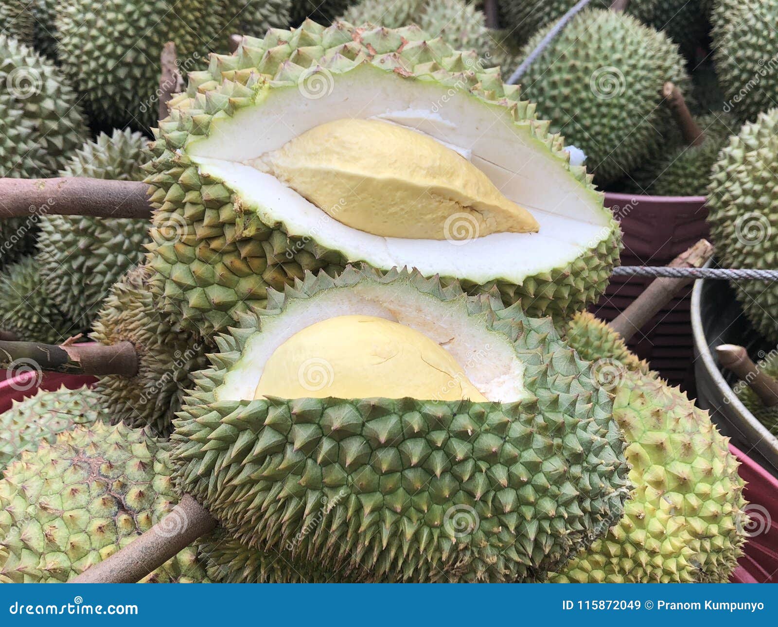 Rey de frutas, durian imagen de archivo. Imagen de durante - 115872049