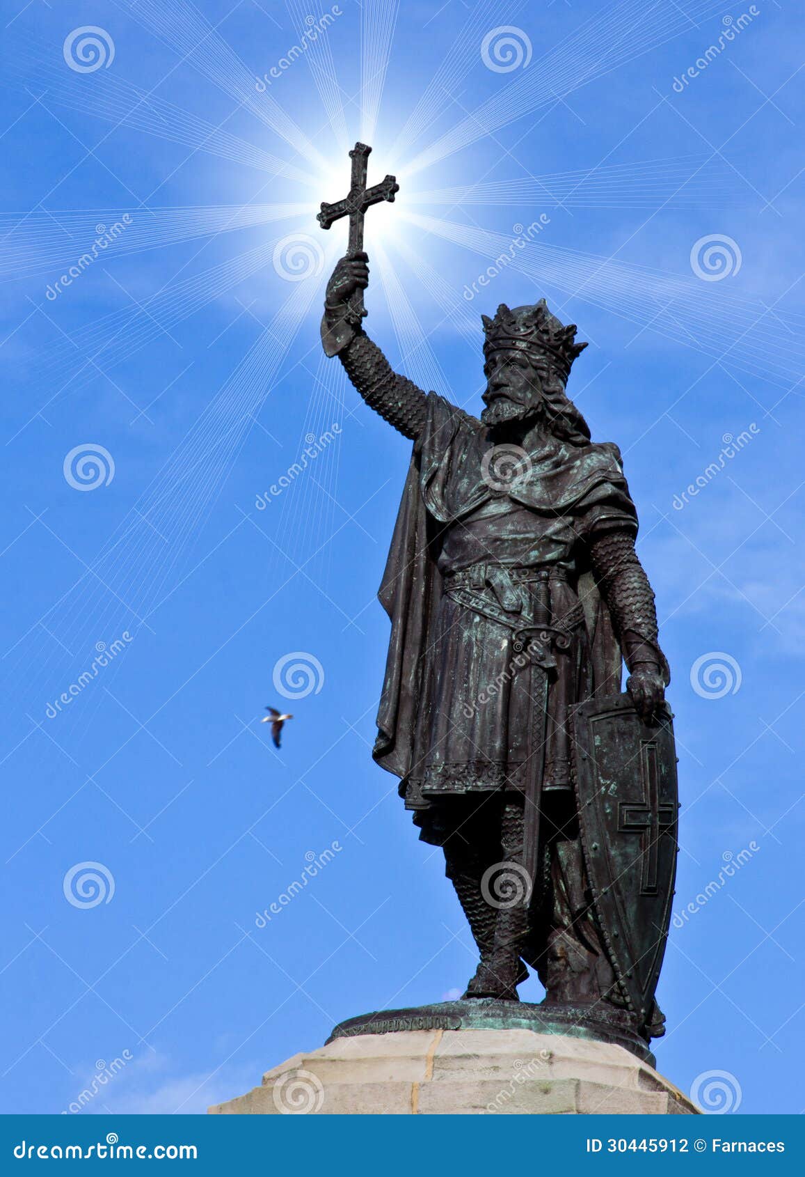 Rey de Pelayo foto de archivo. Imagen de parque, cristianismo - 30445912