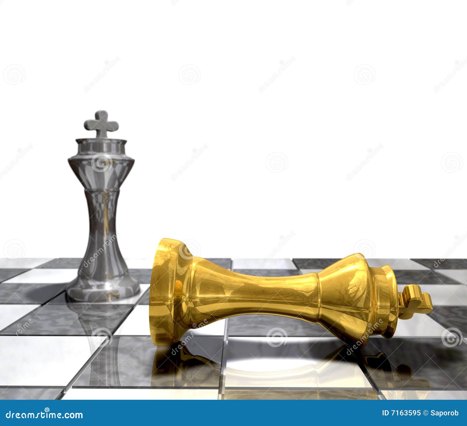 Rey Defeated stock de ilustración. Ilustración de aislante - 7163595