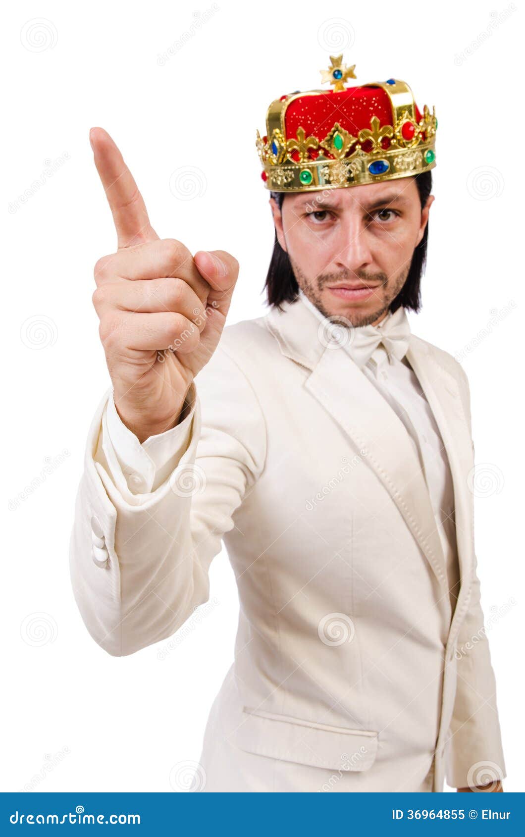 Rey divertido imagen de archivo. Imagen de chistoso, superhombre - 36964855