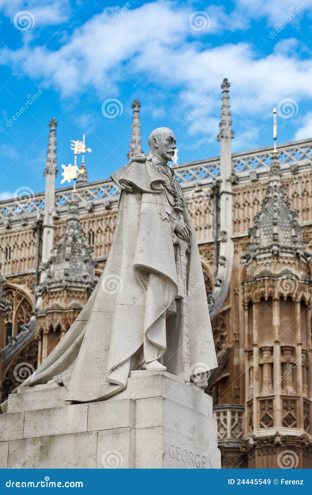 Rey George V imagen de archivo. Imagen de inglaterra - 24445549