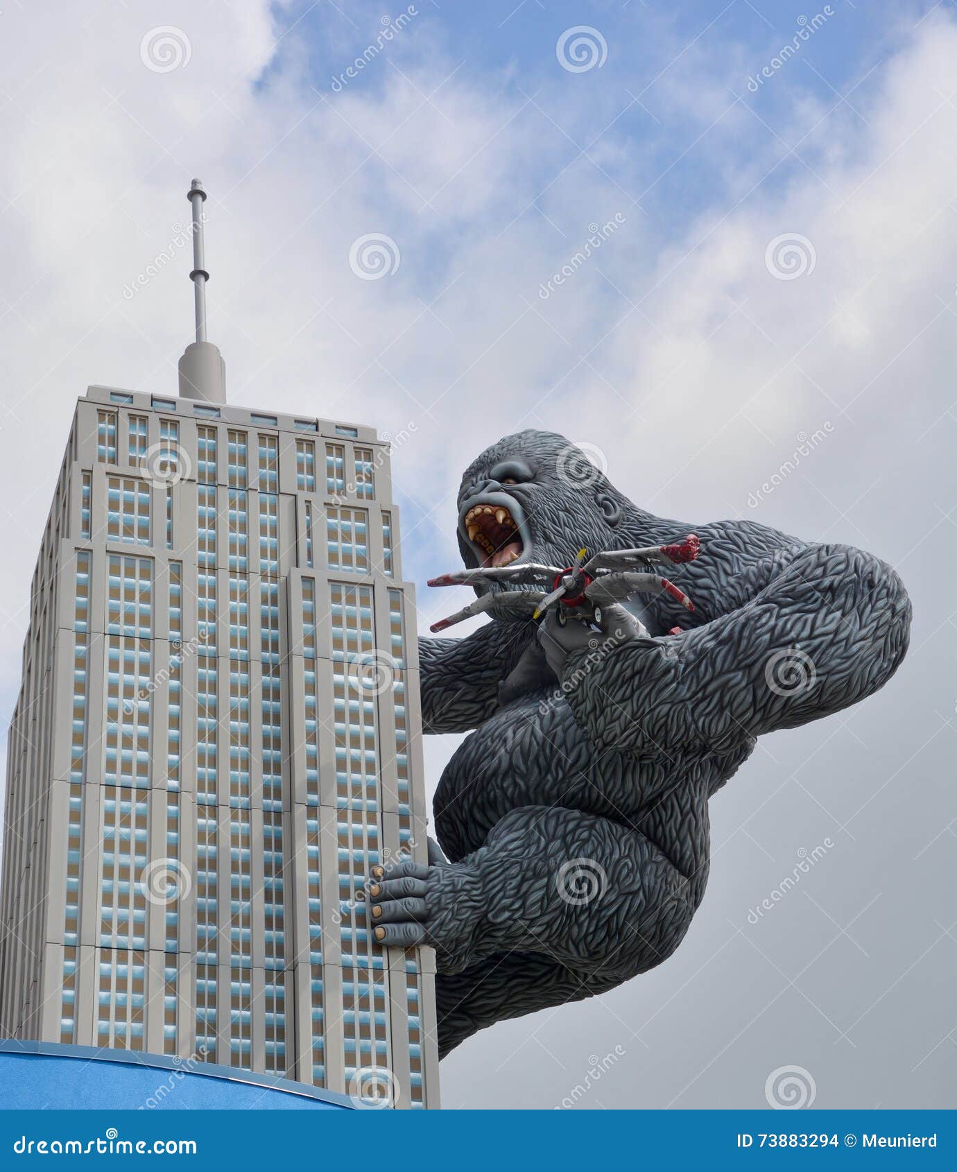 Rey Gigante Kong En Empire State Building Imagen de archivo editorial ...
