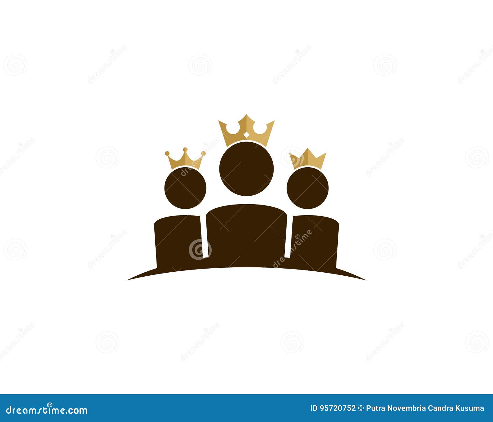 Rey Icon Logo Design Element De La Gente Ilustración del Vector ...