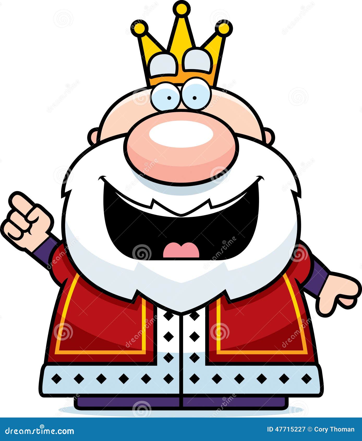 Rey Idea de la historieta ilustración del vector. Ilustración de traje ...