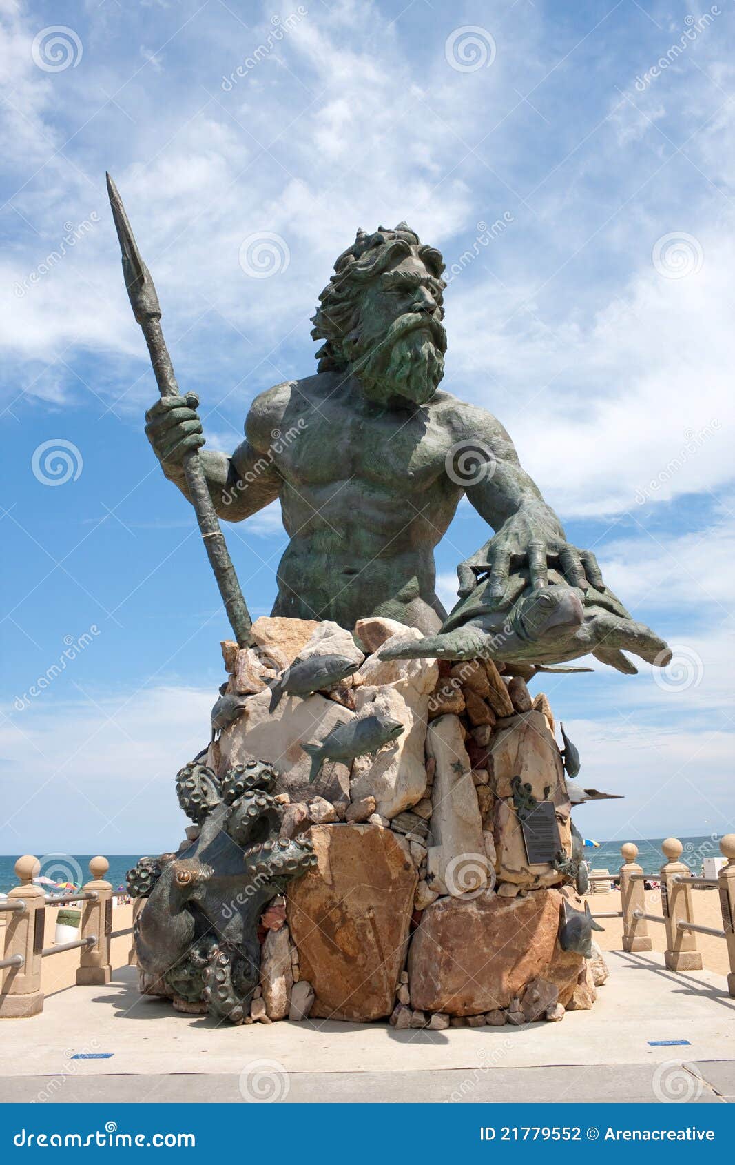 Rey Neptuno Monument in Virginia Foto de archivo - Imagen de virginia ...