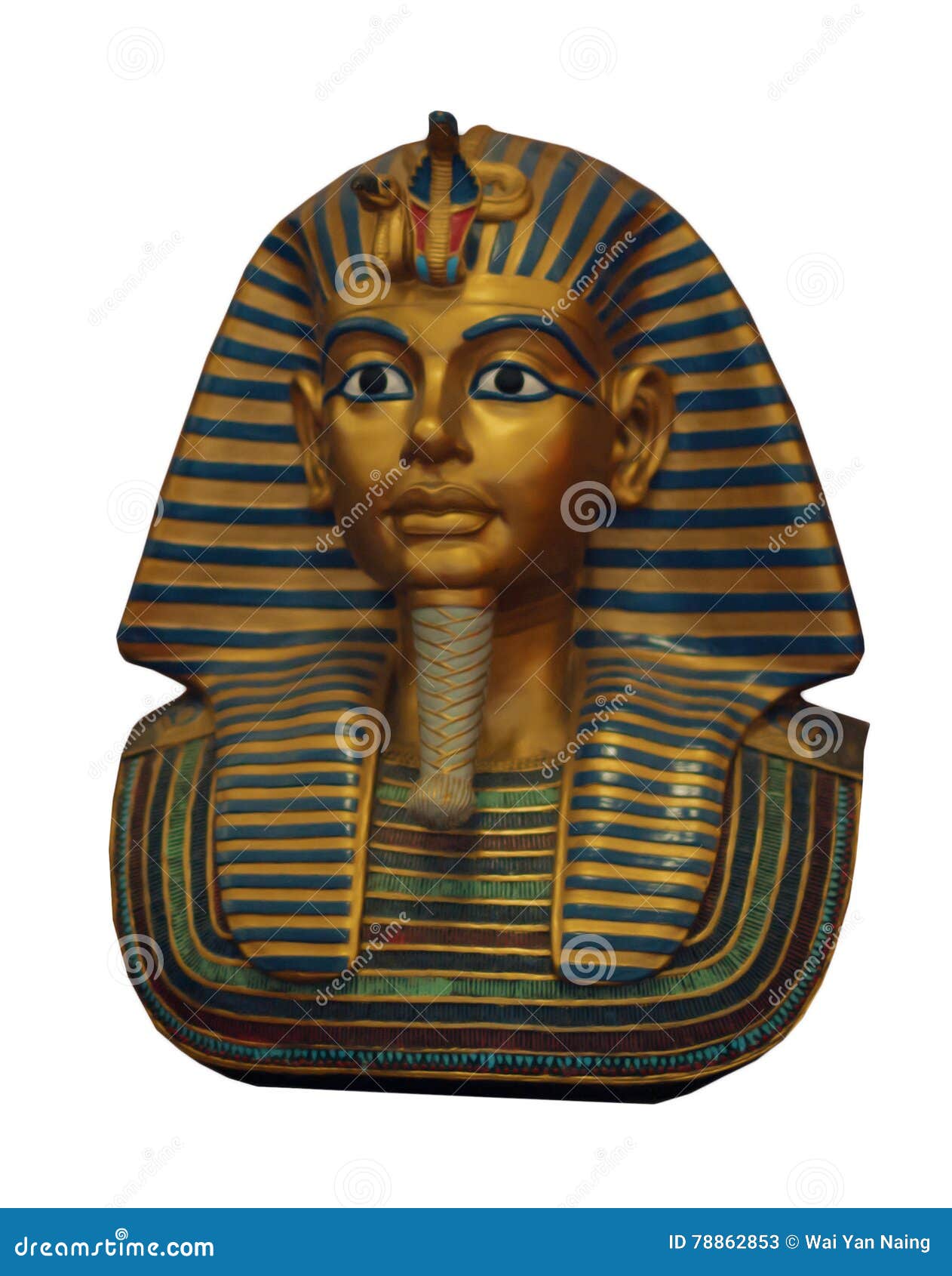 Rey Tutankhamun imagen de archivo. Imagen de templo, azul - 78862853