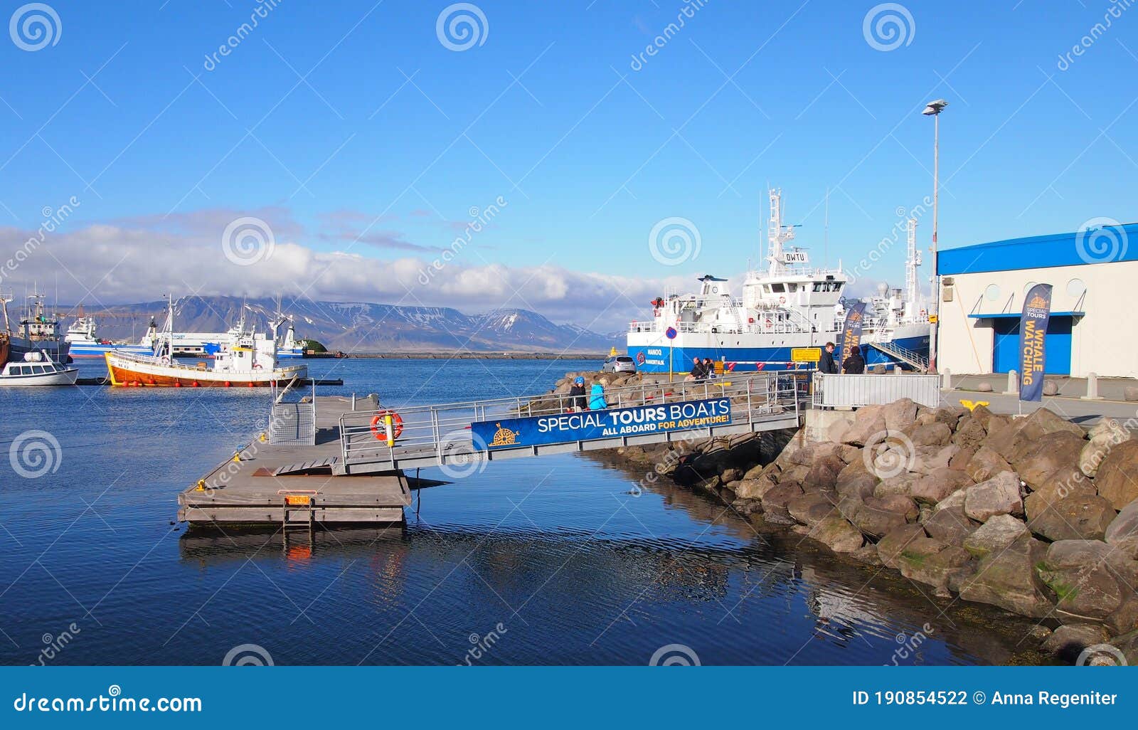 Reykjavik Harbour in Iceland Editorial Photography - Image of tours ...