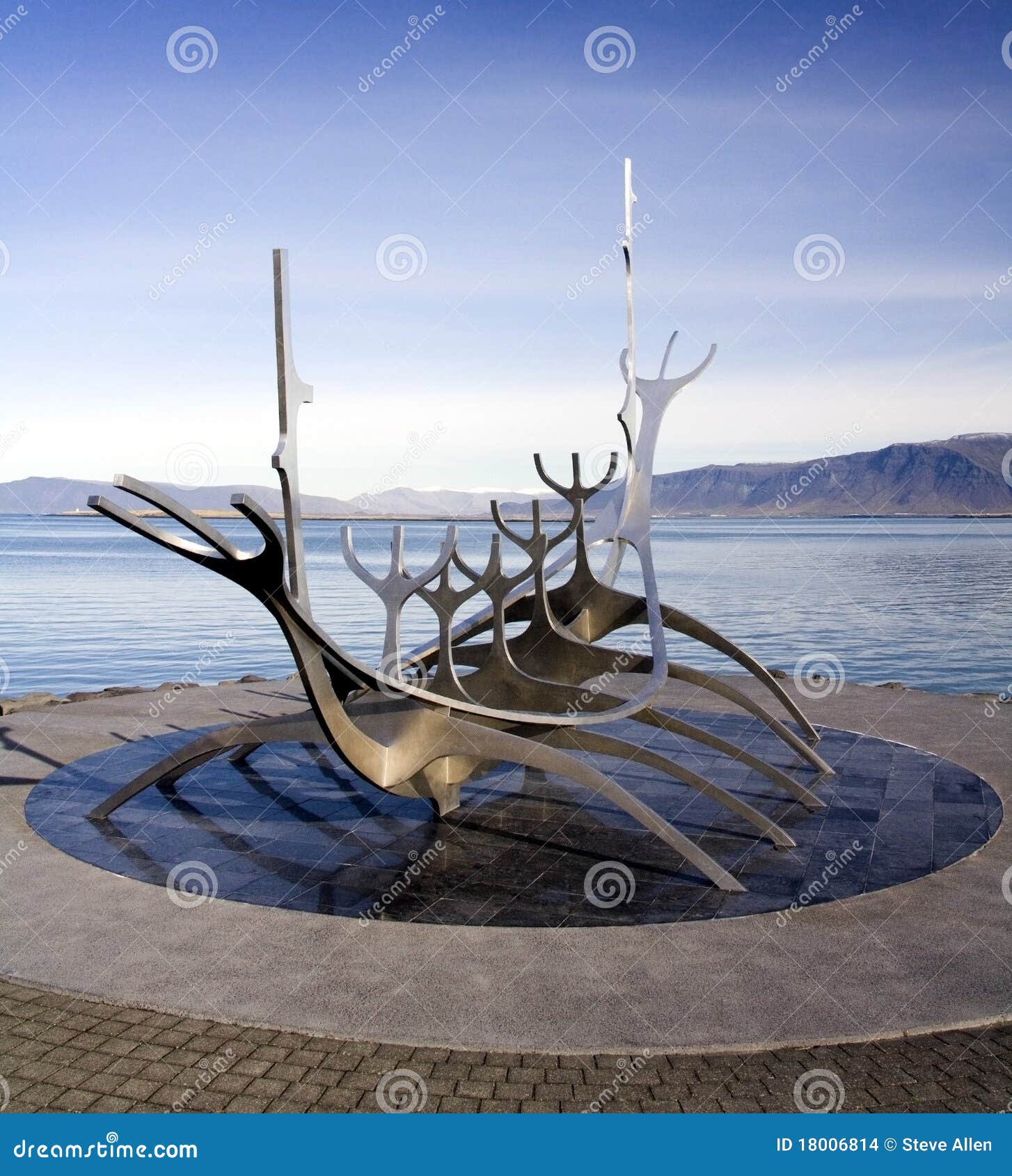 Reykjavik - Solfar Suncraft - Iceland Editorial Stock Image - Image of ...