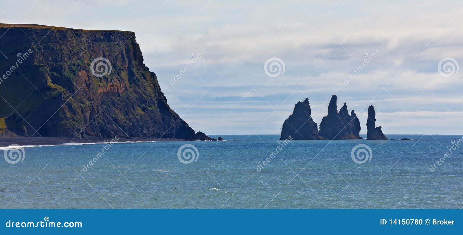 Reynisdrangar, Iceland stock photo. Image of lonely, majestic - 14150780