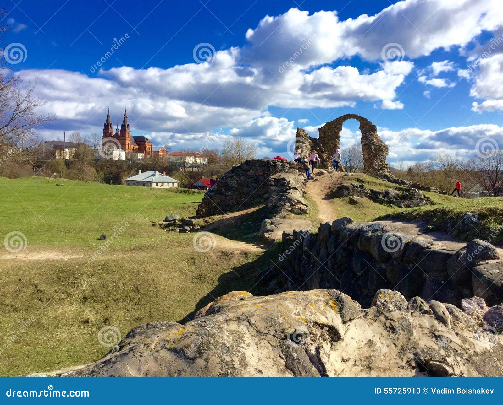 Rezekne town stock photo. Image of livonian, town, rezekne - 55725910