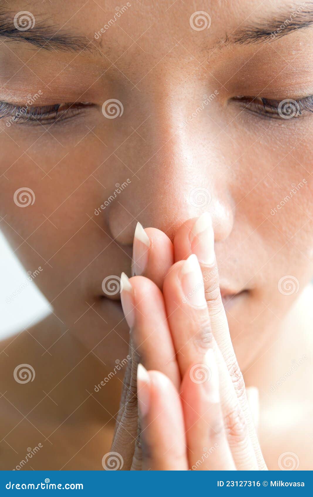 Rezo foto de archivo. Imagen de catolicismo, esperanza - 23127316