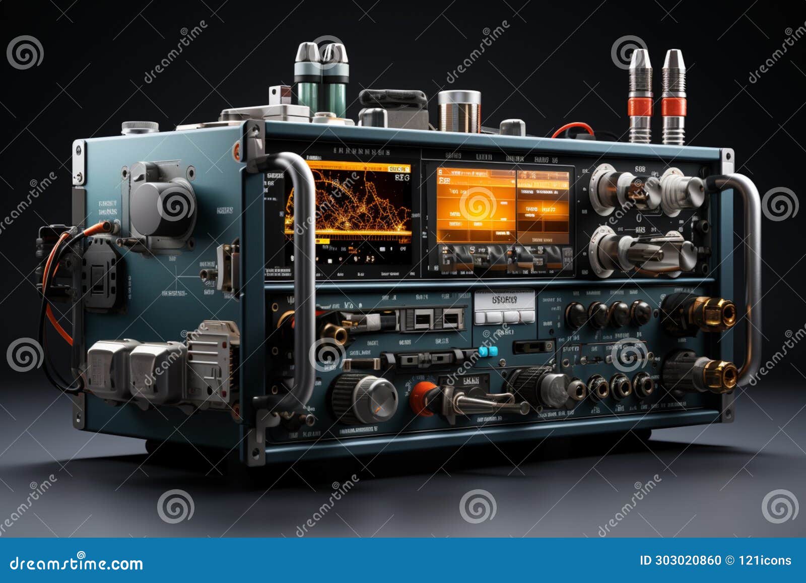 RF Communication Systems stock illustration. Illustration of system ...
