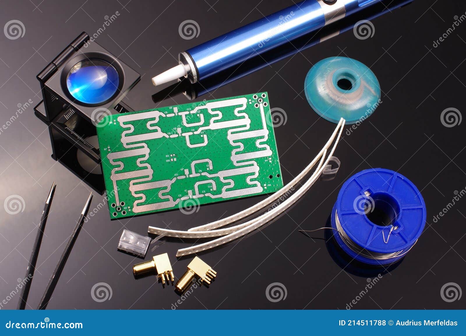 RF and Microwave Product Design Project Stock Photo - Image of design ...