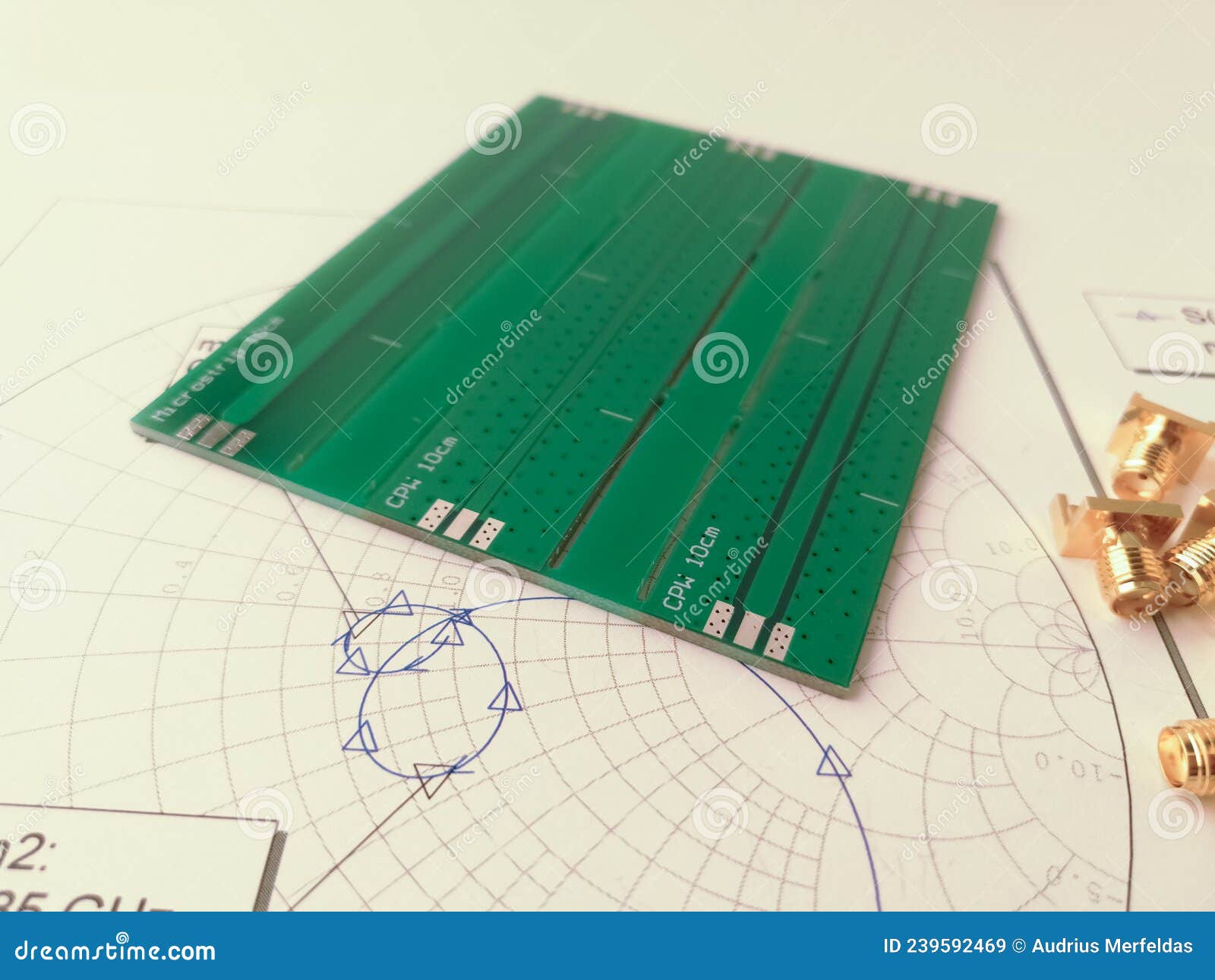 RF Transmission Line for Calibration Stock Image - Image of distributed ...