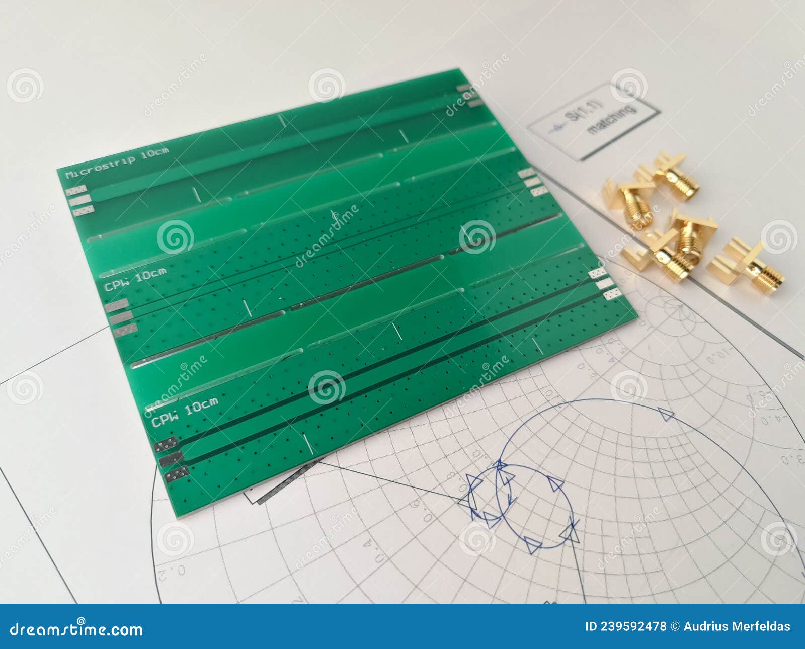 RF Transmission Line for Calibration Stock Photo - Image of calibration ...