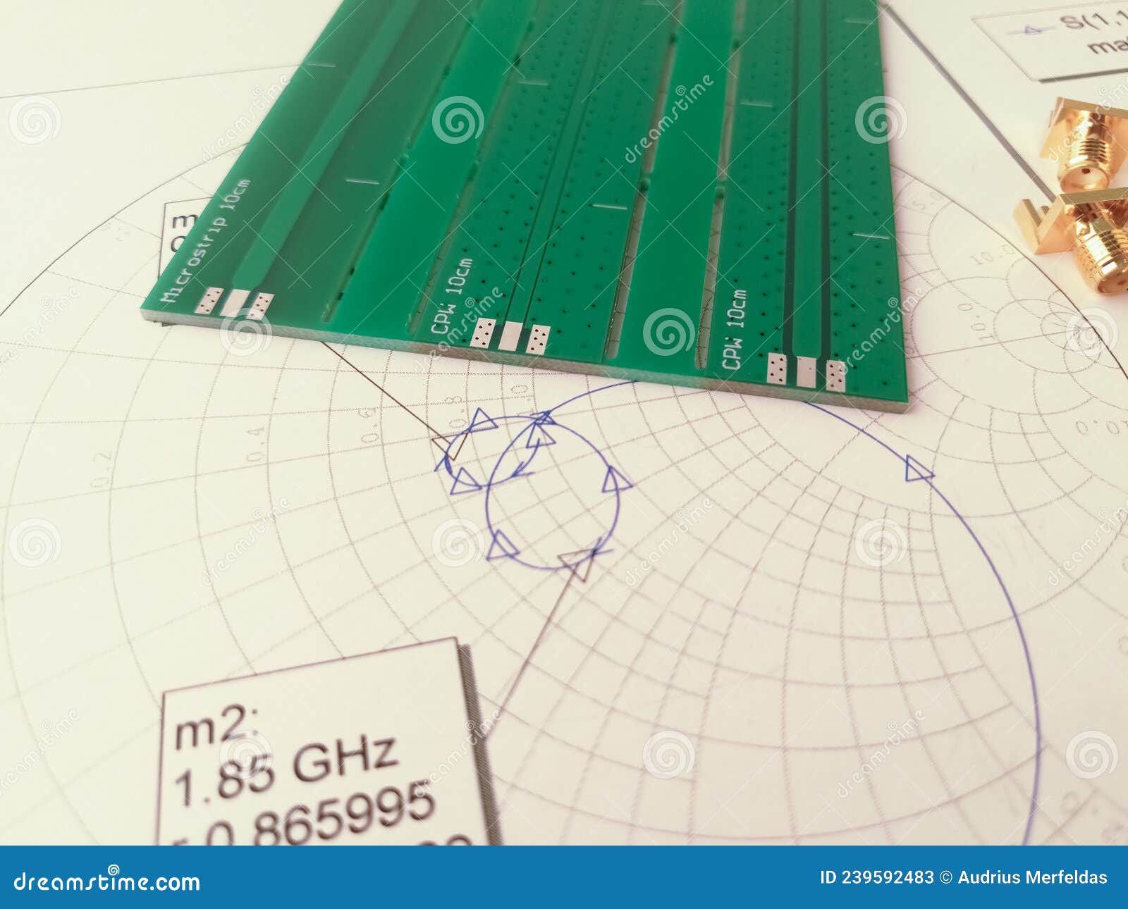 RF Transmission Line for Calibration Stock Image - Image of microwave ...