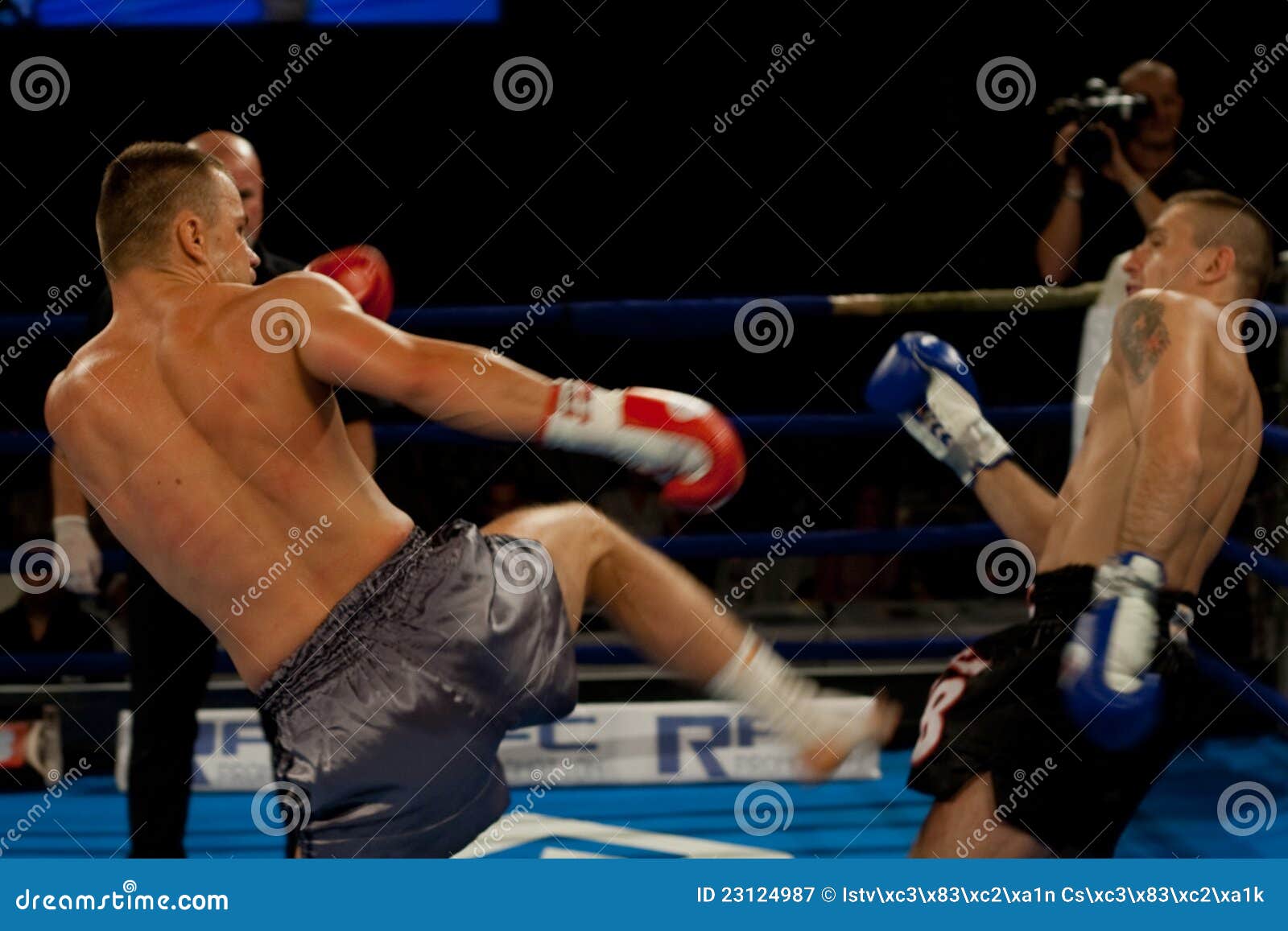 RFC kick box championship editorial photography. Image of challenge ...