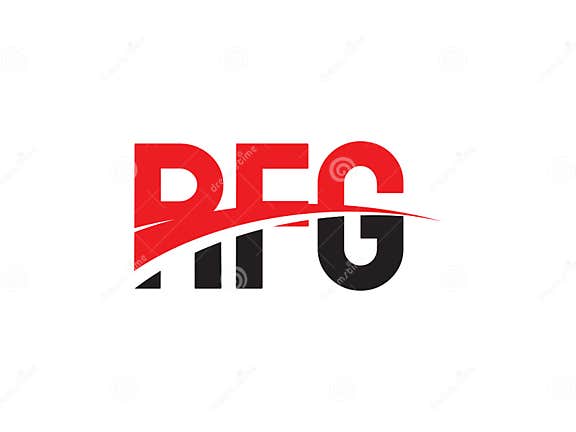 RFG Letter Initial Logo Design Vector Illustration Stock Vector ...