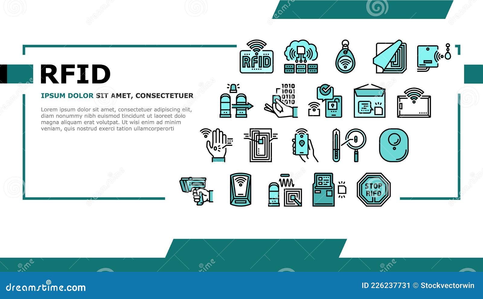 RFID Chip Implants Advertising Cartoon Poster | CartoonDealer.com ...