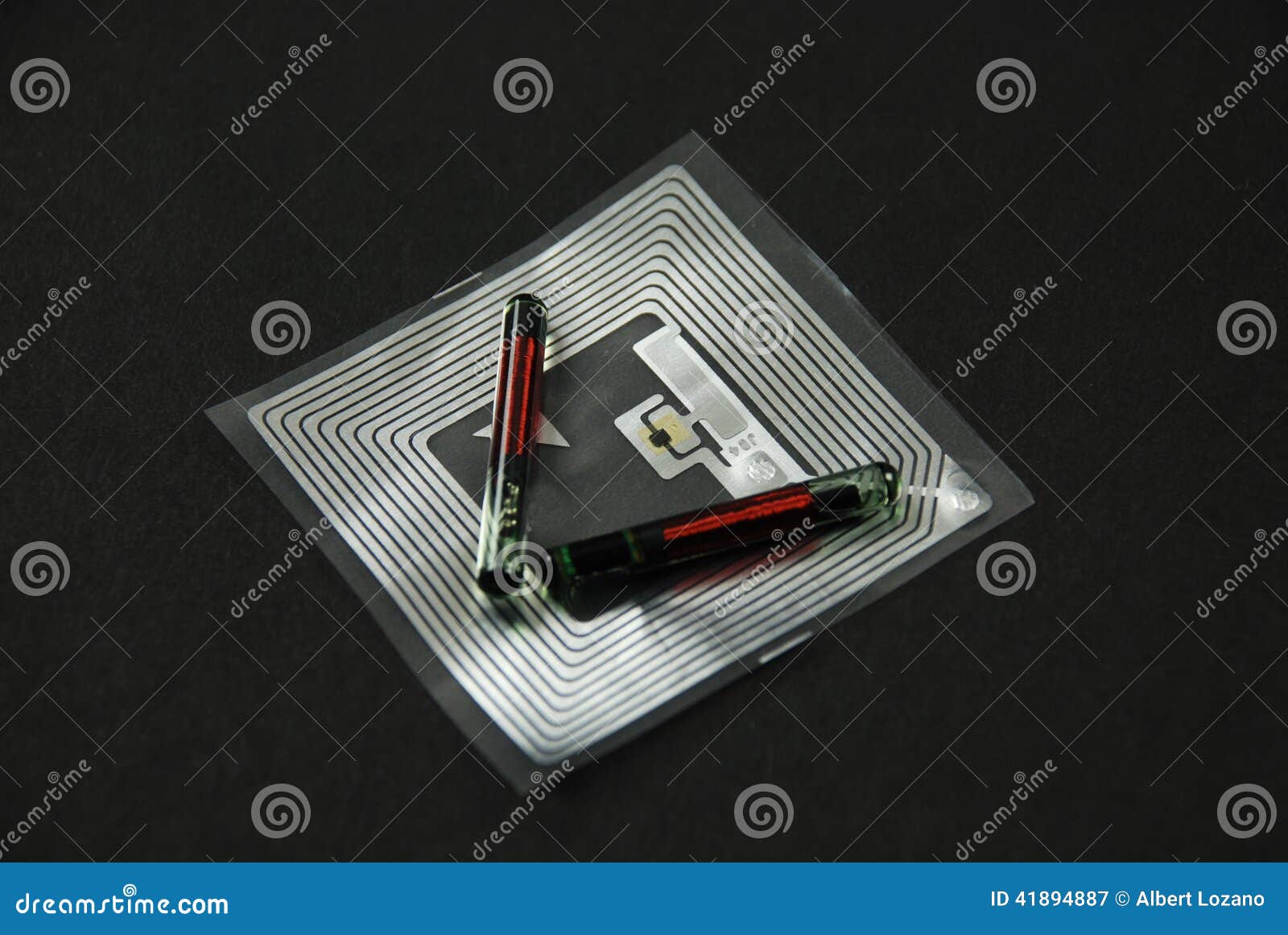 RFID chips and tags stock image. Image of implantable - 41894887