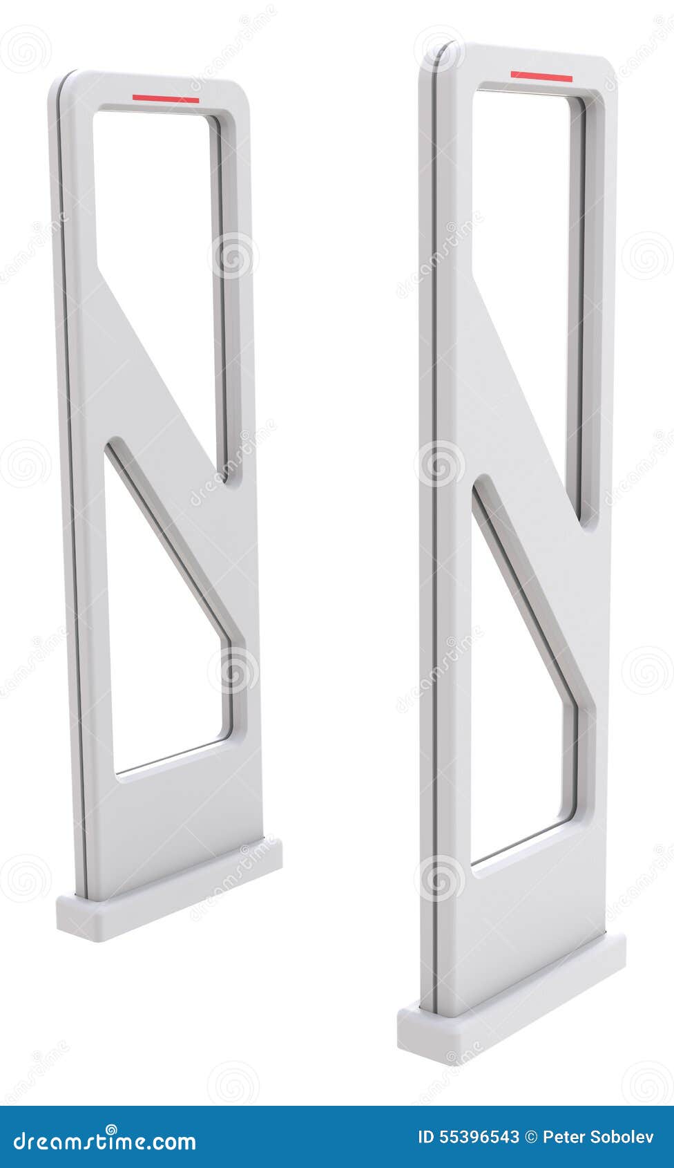RFID gates stock illustration. Illustration of identify - 55396543