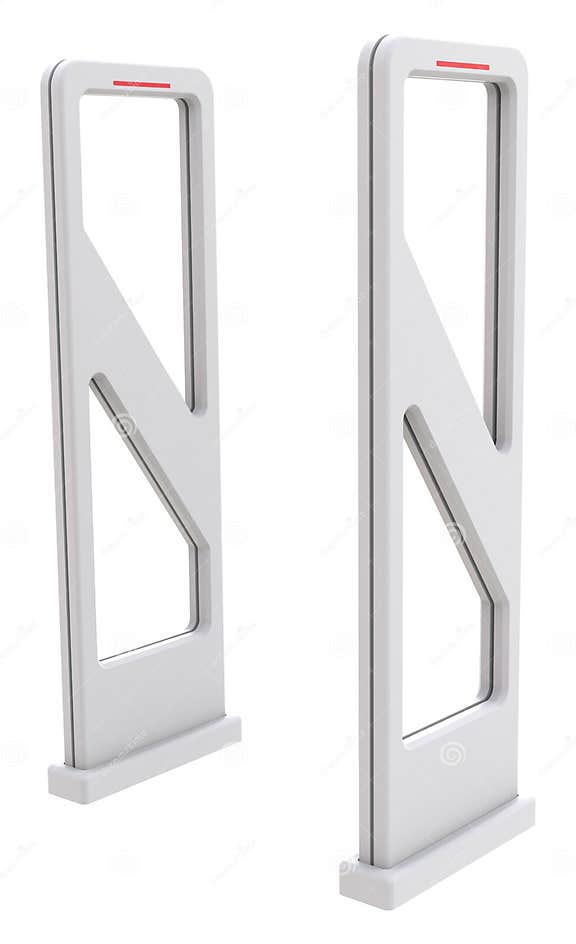 RFID gates stock illustration. Illustration of identify - 55396543