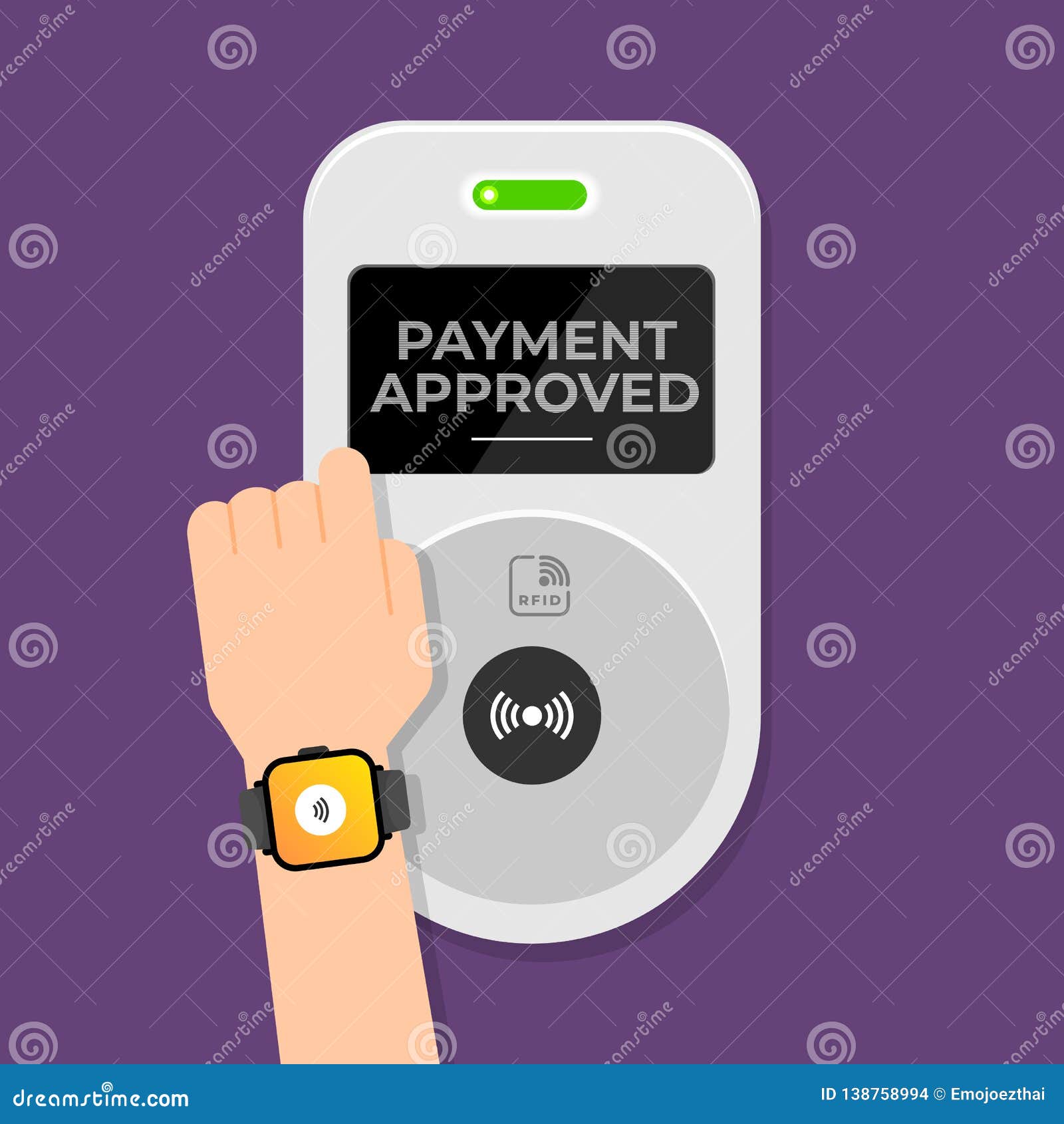 RFID Illustration Vector stock vector. Illustration of background ...